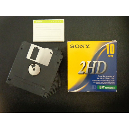 DISKETTE SONY MF 2HD 3.5 10 UNIDADES